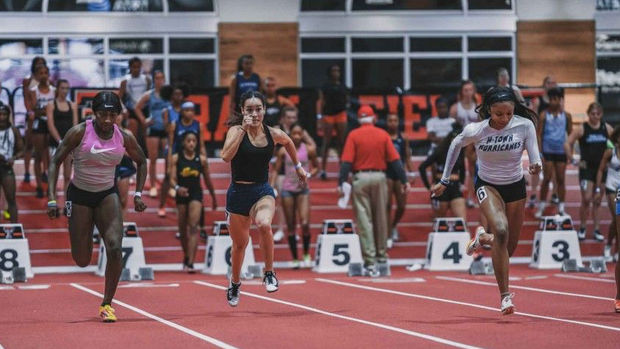 Top Combined Girls Indoor Short Sprinters